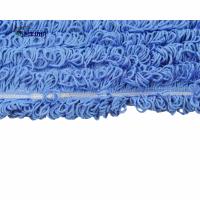 China Microfiber Dust Cleaning Mop 16x48cm Small Size Blue Loop End Floor Cleaning Mop Head for sale