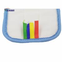 China 18 Inch Microfiber Dry Mop Blue PP Scrubbing Fiber High Performance Mop Head for sale