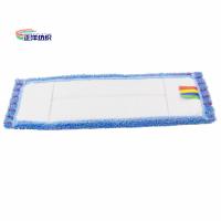 China 18 Inch Disposable Wet Mop Pads Red PP Scrubbing Fiber Sweeper Wet Refills for sale