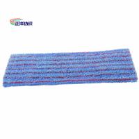 China 18 Inch Disposable Wet Mop Pads Red PP Scrubbing Fiber Sweeper Wet Refills for sale
