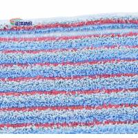 China 18 Inch Disposable Wet Mop Pads Red PP Scrubbing Fiber Sweeper Wet Refills for sale