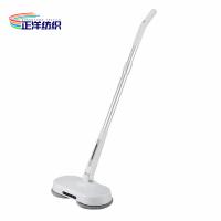 China 2000mah Wireless Electric Spin Mop Rechargeable Battery White Electric Polishing Mop Cleaner for sale