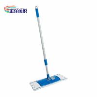 China Iron Cleaning Mop Handle 16x48cm Blue White 150cm 600gsm Steam Pocket Mop for sale