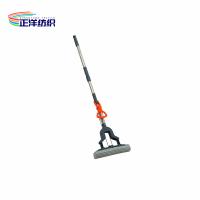 China 126cm Telescopic Stainless Steel Mop PVA Sponge Squeeze Dry Flat Mop for sale