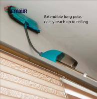 China 174cm Spray Floor Cleaner Blue 700ml Water Tank Bendable Telescopic Spray Mop for sale