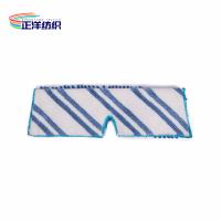 China 120cm Extendable Broom Stick Telescopic Steel Pole Blue Double Side Usable Microfiber Flat Mop for sale