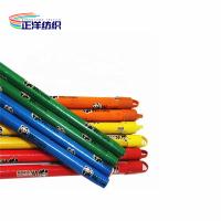 China 65-150cm Cleaning Mop Handle Natural Painted Plastic Coated Wooden Mop Handle Broom Stick for sale