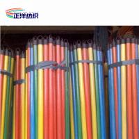 China 65-150cm Cleaning Mop Handle Natural Painted Plastic Coated Wooden Mop Handle Broom Stick for sale
