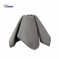 China Polyamide Polyester Reusable Cleaning Cloth Blue 40x40cm 320GSM Square Glass Cleaning Cloth for sale