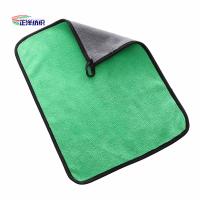 China 40x30cm Reusable Cleaning Cloth 600gsm Small Size Mixed Color Microfiber Absorbent Cloth for sale