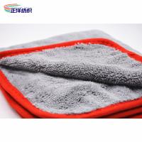 China 400GSM Washable Cleaning Cloths Large Size 40X60CM Grey Microfiber Cleaning Cloth for sale