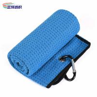 China Reusable Kitchen Wipes 300GSM 30X30CM Waffle Cloth Golf Towel Sports Towel for sale