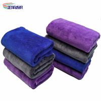 China 400GSM 50X60CM Reusable Cleaning Rags Microfiber Double Side Brushed Weft Terry Cloth Cleaning Towels for sale