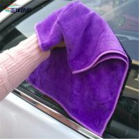 China 400GSM 50X60CM Reusable Cleaning Rags Microfiber Double Side Brushed Weft Terry Cloth Cleaning Towels for sale