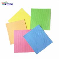 China 500gsm Absorbent Disposable Dish Cloths 20X18CM Swedish Cellulose Sponges for sale