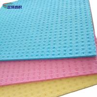 China Absorbent Cellulose Disposable Cleaning Cloth 17X19CM Kitchen Dish Cleaning Sponge Cloth for sale
