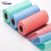 China 60gsm Disposable Cleaning Cloth 20x40cm Nature Wooden Paper Disposable Microfiber Wipes for sale