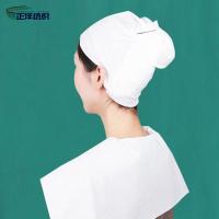 China 30x70cm Disposable Rags Cloth White Spunlace Nonwoven 80GSM Disposable Hair Towels for sale