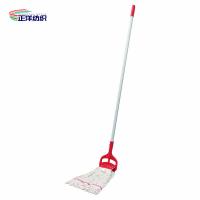 China Polyester Cotton String Mop 450Grams Aluminum Handle Heavy Duty Industrial Wet Floor for sale