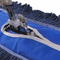 China 95-160cm Aluminum Telescopic Handle Metal Frame Clip On Cotton Wet Mop for sale