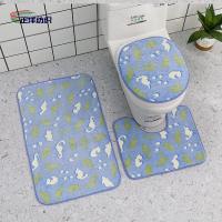 China Microfiber Entrance Rugs Indoor Fluffy Fabric PU Backing Floor Mat Foot Mat Bathroom Mat Set for sale