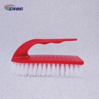 China 15x7.5x6cm Handle Cleaning Brush PP Plastic Material Black Soft Bristle Hand Brush Laundry Brush for sale