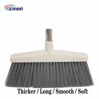 China Windproof Standing Broom And Dustpan Set Stainless Steel And PP Material for sale