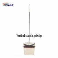 China Windproof Standing Broom And Dustpan Set Stainless Steel And PP Material for sale