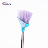 China 87cm House Broom With Dustpan Stainless Steel Handle Plastic Tray And PP Bristles Light Weight for sale