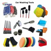 China 40X40CM Small Size Waffle Fabric Car Detailing Microfiber Cloths for sale