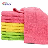 China 80% Polyester 20% Polyamide 40x40cm 300gsm Microfiber Plaid Style Car Cleaning Towel for sale