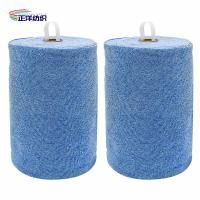 China 30x30cm Car Cleaning Rags 60PCS Small Size Microfiber Tear Off Car Cleaning Tissue Roll for sale