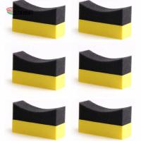 China 3.5X10X6CM Car Wash Polishing Wax EVA Tyre Cleaning Sponge Car Waxing Sponge for sale
