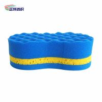 China 21x11.5x7.2cm PU Sponge 3 Layer Composed Car Washing Sponge Pad for sale