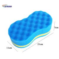 China 21x11.5x7.2cm PU Sponge 3 Layer Composed Car Washing Sponge Pad for sale