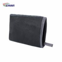 China PU Coating Car Detailing Tools 15x20cm Paint Care Clay Bar Microfiber Polish Applicator Pad for sale