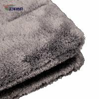 China 28x16cm 70% Polyester 30% Polyamide Grey Microfiber Cloth Car Washing Glove Mitt for sale