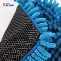 China 22x28cm 1500gsm High Density Polyester Microfiber Chenille Car Detailing Gloves for sale