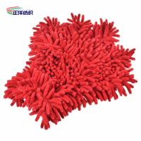 China 80% Polyester 20% Polyamide Car Detailing Tools 27x30cm 130g Microfiber Chenille Car Wash Hand Gloves for sale