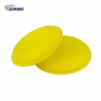 China Microfiber Car Detailing Tools 20mm Multi Color 105mm Round Wax Applicator Sponge for sale