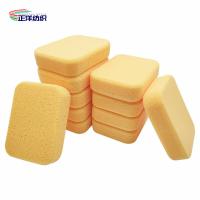 China PU Foam Mobile Car Detailing Tools High Quality 19x14x5cm Car Polish Sponge Pad for sale