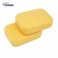 China PU Foam Mobile Car Detailing Tools High Quality 19x14x5cm Car Polish Sponge Pad for sale