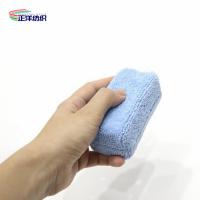 China Sponge Car Detailing Tools 90x45x45mm Cleaning Polishing Buffing Wax Pad Foam Polisher for sale