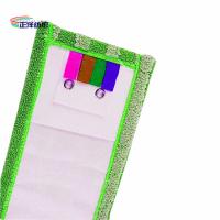 China 20 Inch 550gsm Commercial Wet Mop Green Stripes High Performance for sale