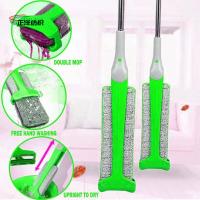 China 130cm Telescopic Cleaning Mop Handle Abs Material 12x36cm Frame Large for sale