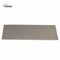 China 12x42cm Microfiber Cleaning Mop White Fabric Blue Stripes Non-Woven Cloth Disposable Mop Refill Pad for sale