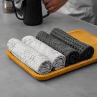 China Reusable Cleaning Cloth 40x40cm 300gsm Weave Cloth Microfiber Fancy Porcelain Wipe Rag for sale