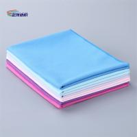 China High Quality Custom Microfiber Traveling Towel Shape Woven Technics Water Absorption Sand Free Print With Logo for sale