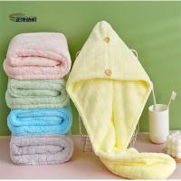 China Magical Water-Absorbent Towel Woman Long Hair Drying Wrap Turban Towel Hair Natural Drying Towel for sale