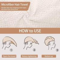 China Magical Water-Absorbent Towel Woman Long Hair Drying Wrap Turban Towel Hair Natural Drying Towel for sale